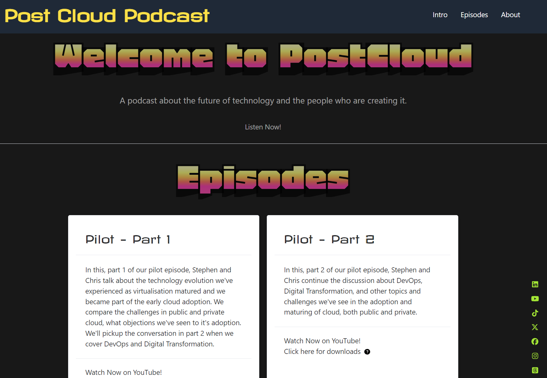 The Post Cloud Podcast